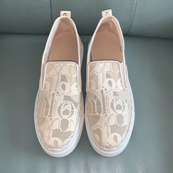 Chloe | Shoes | Chlo Lauren Logo Lace Slipon Sneaker | Poshmark